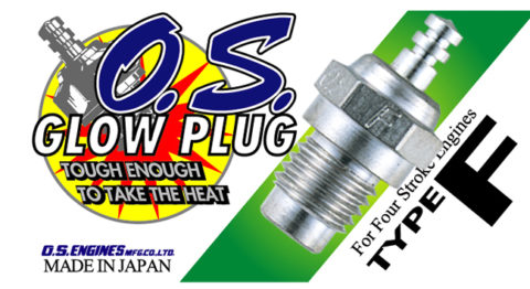 Bougie OS type F pour moteur 4 temps glow